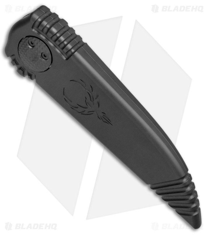 Paragon Phoenix Knife Black (3.8" Black Serr) - Blade HQ