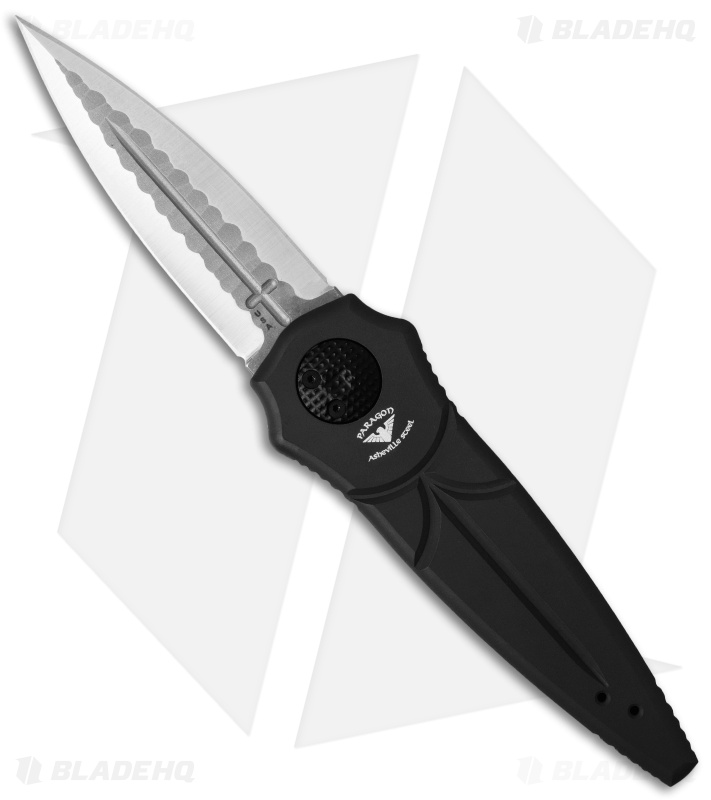 Paragon Warlock Folding Knife Black Aluminum | Satin + Sorcerer | Blade HQ