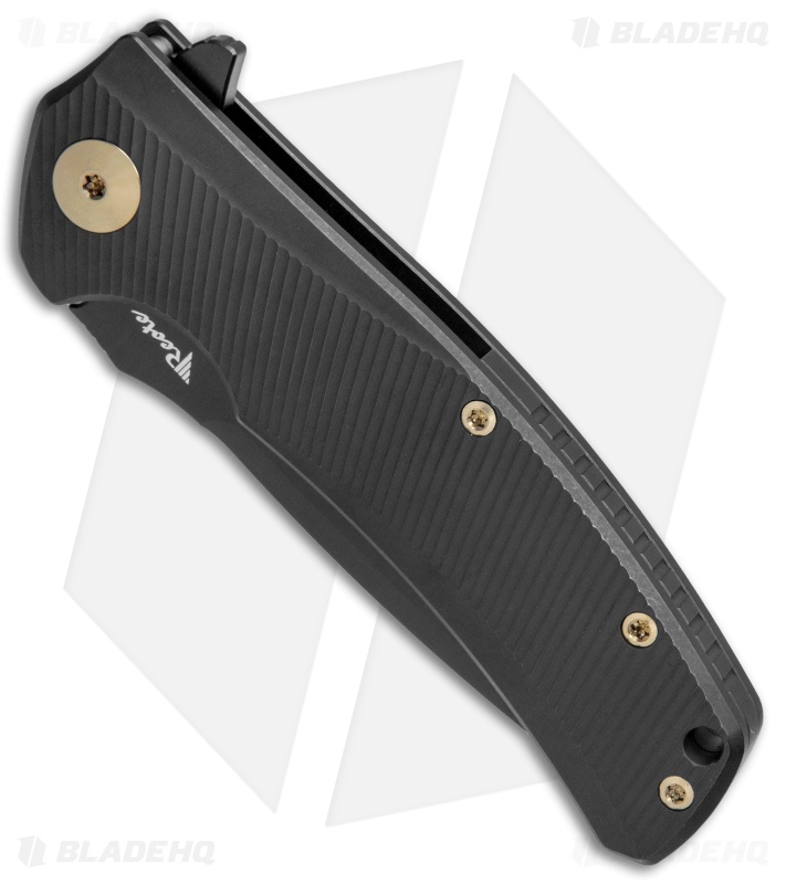 Reate Knives Mini Horizon-D Frame Lock Knife Black Ti (3.4" Black PVD ...