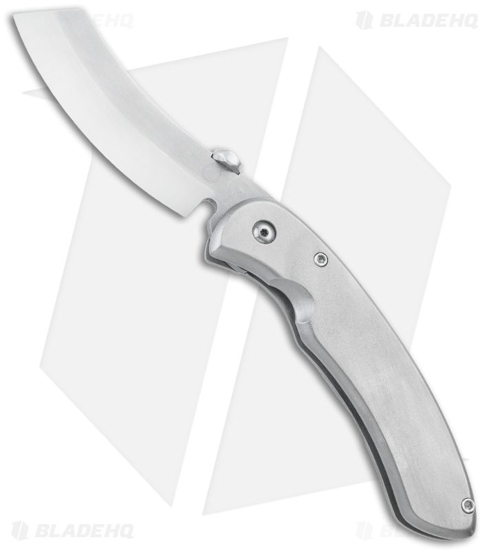 Red Horse Knife Works Hell Razor Frame Lock Knife Ti (3.625" Satin ...