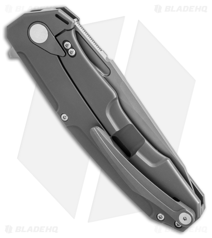 Rike Knife D9 Flipper Frame Lock Knife Titanium (3.75" Bead Blast ...