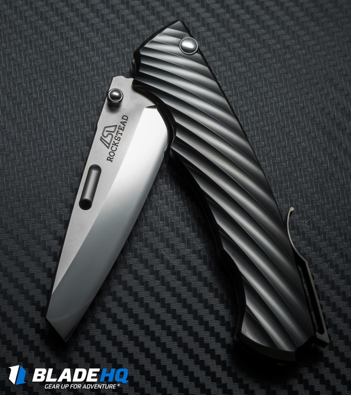 Rockstead RYO H-ZDP Folding Knife Black DLC - Blade HQ