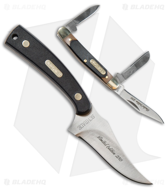 Old Timer Sharpfinger| Fixed Blade & Junior Knife | Combo Set