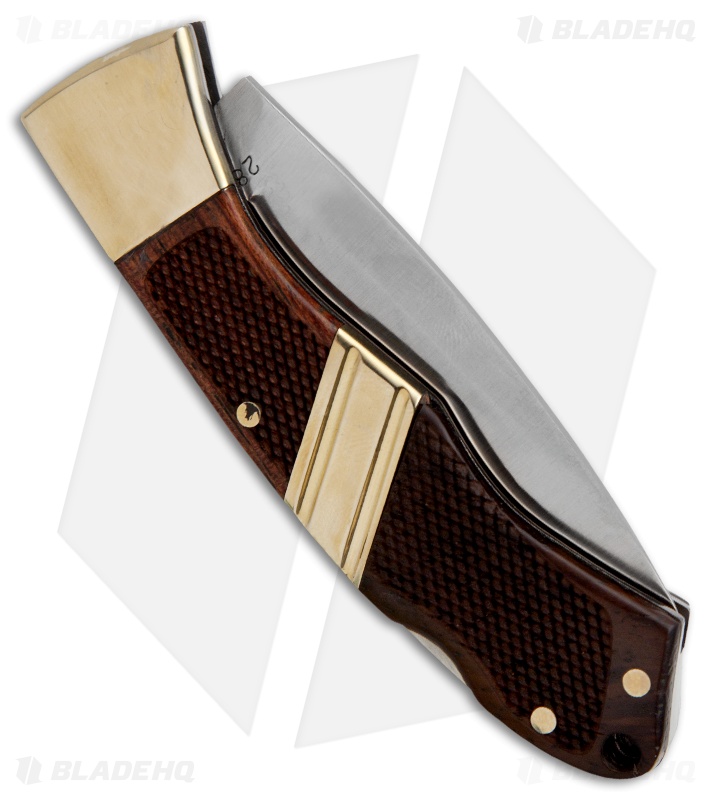 Old Timer Lockback Knife 3.625" Wood 28OT - Blade HQ