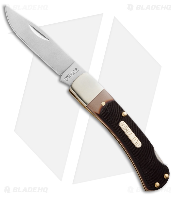 Old Timer Bearhead Lockback Knife 3" Sawcut 3OT - Blade HQ
