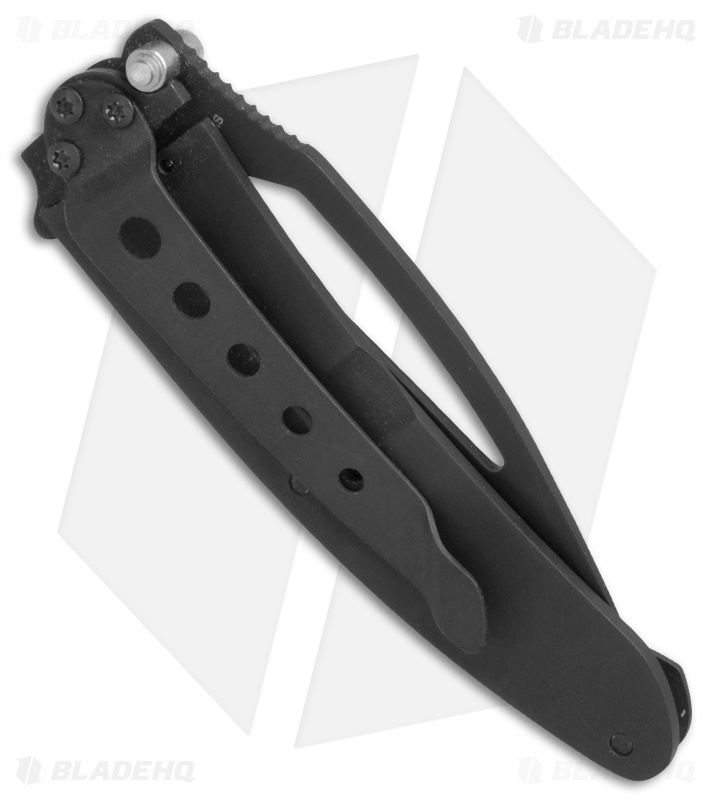Smith & Wesson Pocket Protector Frame Lock Knife Black (2.625" Black ...