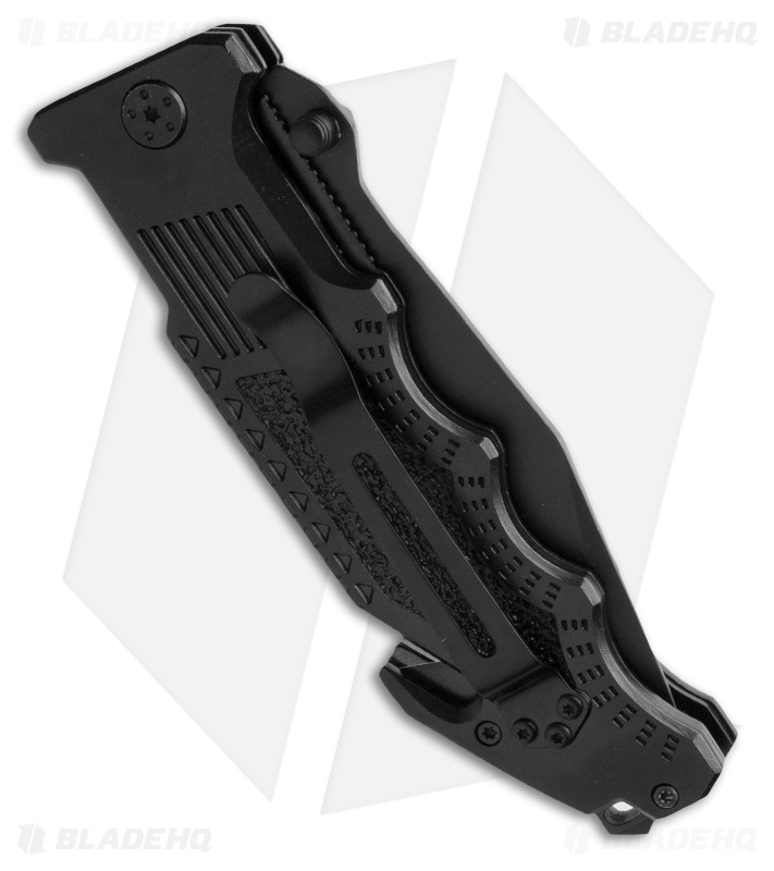 Smith & Wesson Border Guard BG-2 Liner Lock Knife (4.375" Black Serr ...