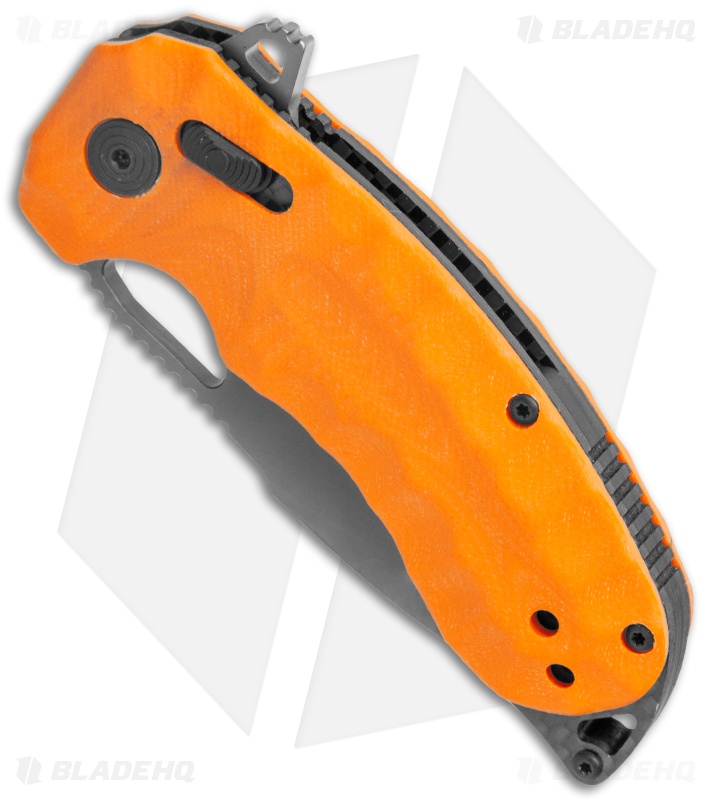 SOG KIKU XR - Folding Knife | Orange G-10 + CF Liners | Blade HQ