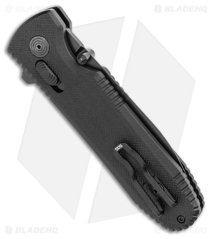 SOG Pentagon XR Lock Knife Black G-10 (3.5" Black) - Blade HQ