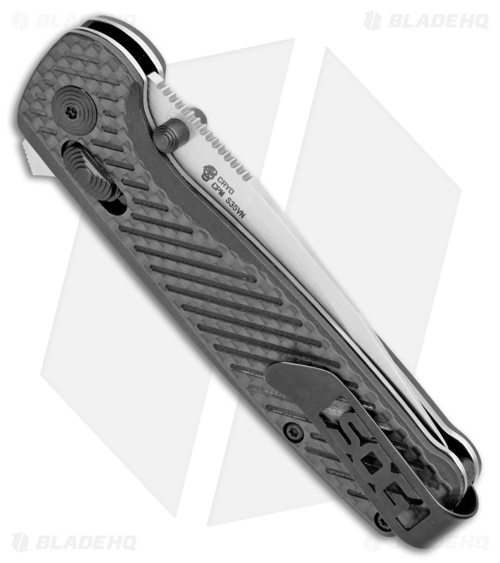 SOG Terminus | XR Lock Knife | Black G-10/Carbon Fiber