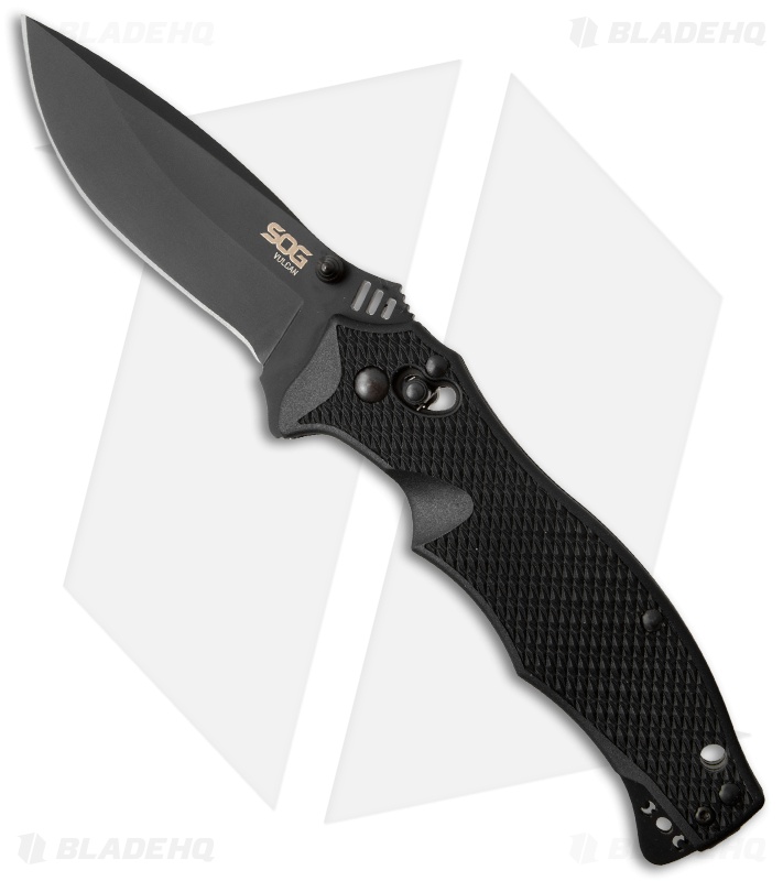 SOG Vulcan Arc-Lock Knife (3.5" Black) VL-11 - Blade HQ