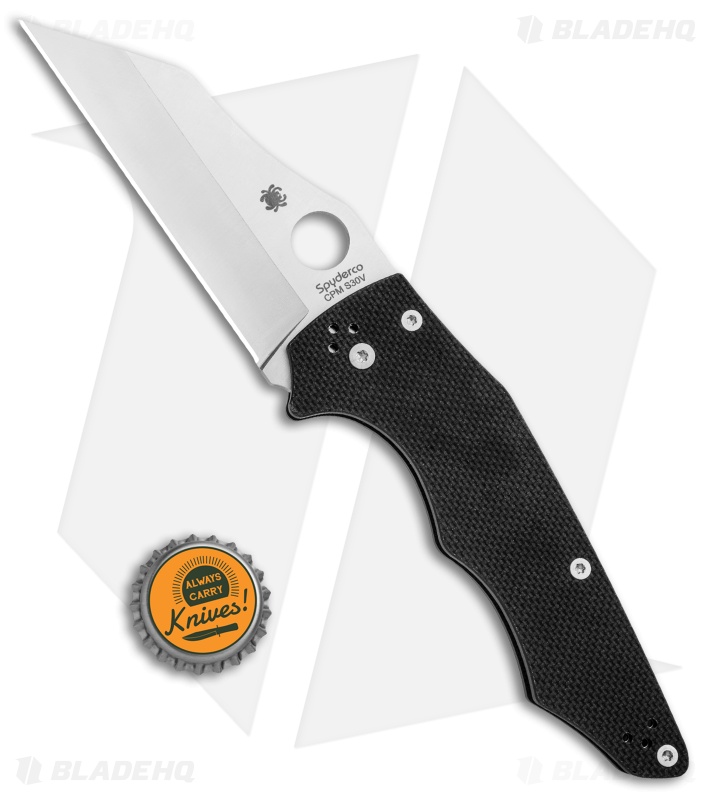 Spyderco YoJumbo | Compression Lock Knife | Black G-10 + Spyderco YoJumbo | Compression Lock Knife | Black G-10 +