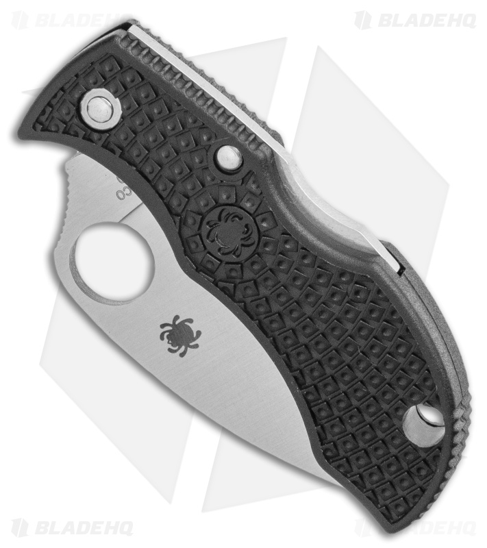 Spyderco ManBug Wharncliffe LW Knife | Black - Blade HQ