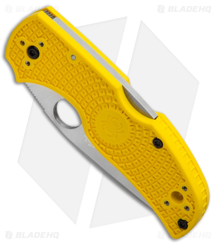 Spyderco Native 5 Salt Folding Knife | Yellow FRN | Blade HQ