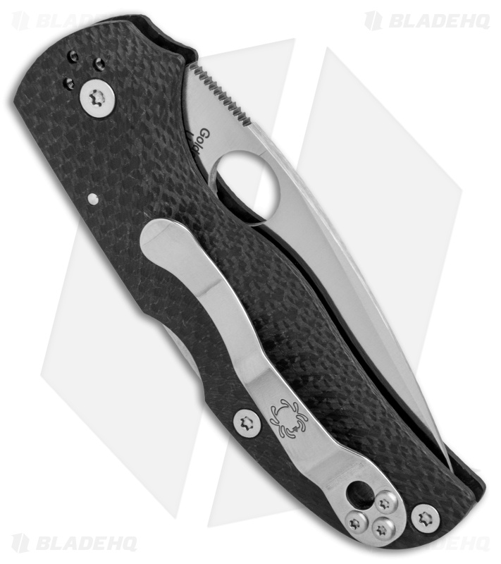 Spyderco Native 5 Knife Fluted Carbon Fiber (3" Satin CPM-S90V ...