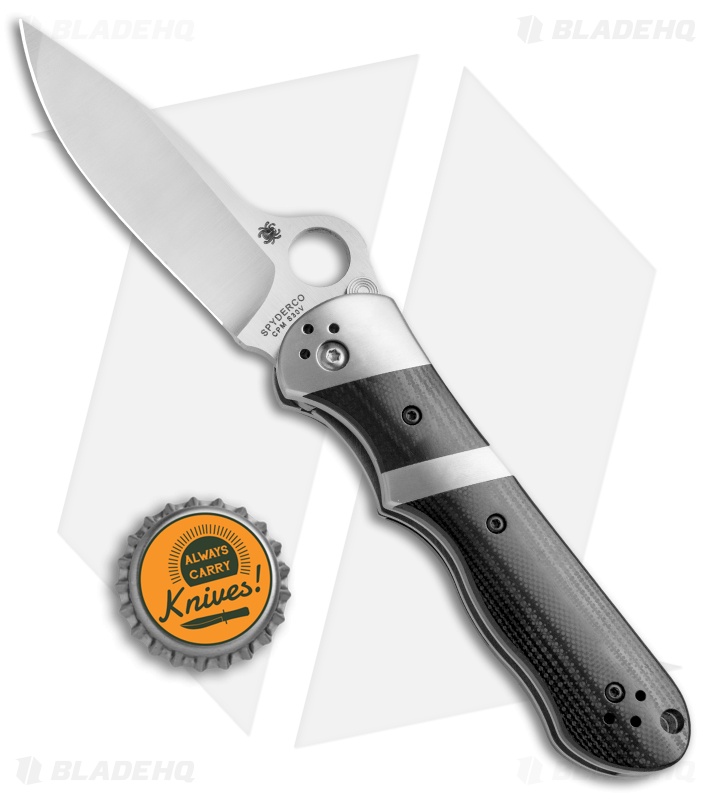 Spyderco Vallotton Lil' Sub-Hilt Dual-Action Automatic Knife (3.125 ...