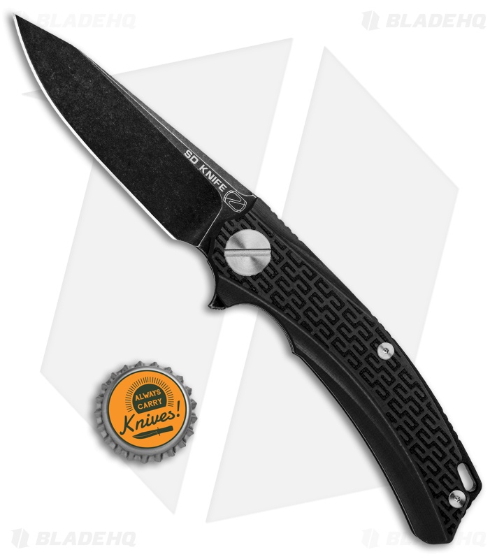 Stedemon Knife Co. BG01 Liner Lock Knife Black G-10 (3.3" Black SW ...