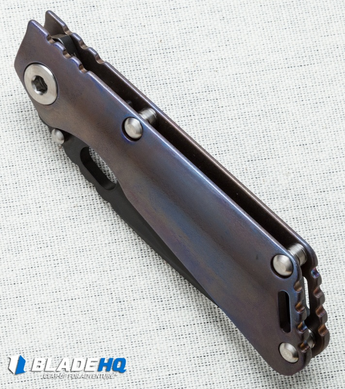 Mick Strider Custom MSC Pro Series SnG CC Knife Orange Peel Ti (3.5 ...
