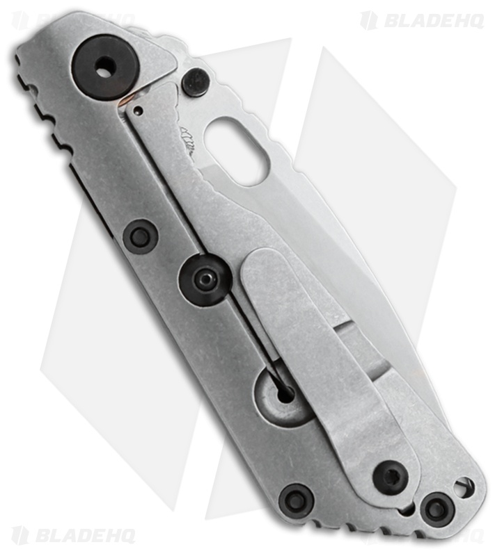 Strider SnG CC Frame Lock Knife Black G-10 (3.5" Stonewash) - Blade HQ