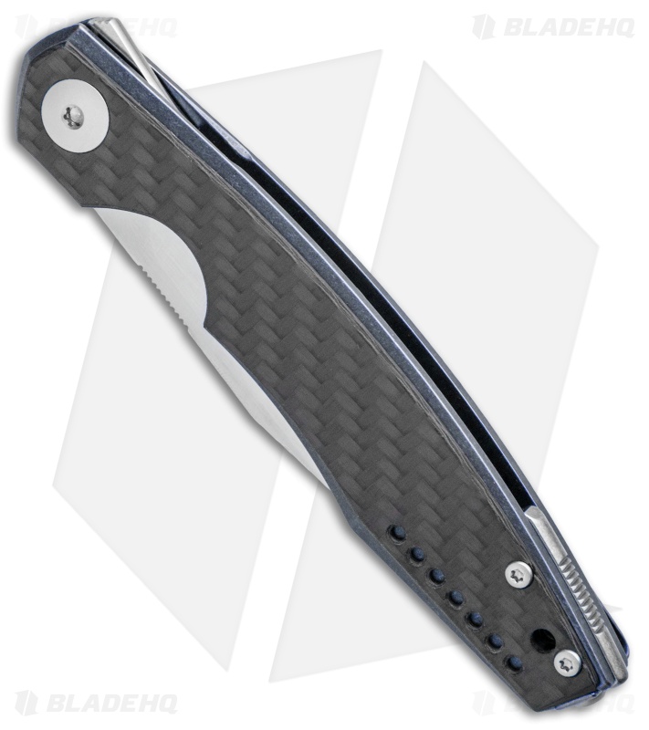 Viper Knives Voxnaes Belone | Liner Lock Knife | Blue Ti/CF - Stonewash ...