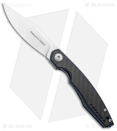 Viper Knives Voxnaes Belone | Liner Lock Knife | Blue Ti/CF - Stonewash ...