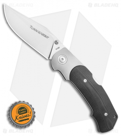 Viper Knives Turn - Manual Folding Knife | Black G-10 + Ti Bolster