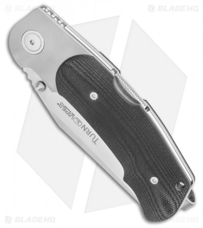Viper Knives Turn - Manual Folding Knife | Black G-10 + Ti Bolster