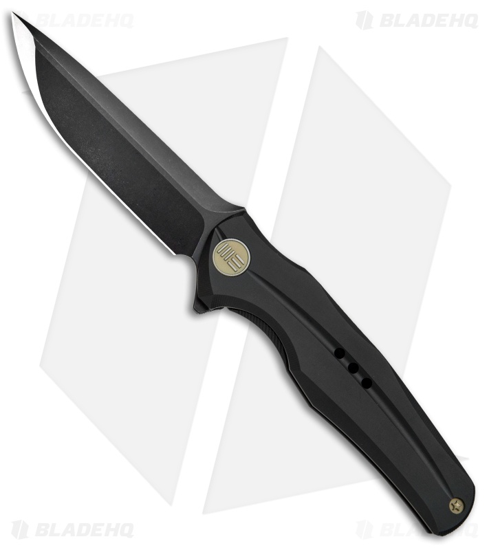 WE Knife Co. 601I Frame Lock Knife Black Titanium (3.75" Black ...