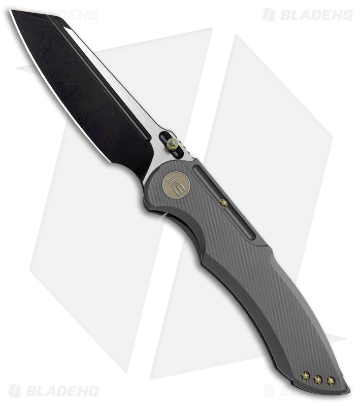 WE Knife Co. 620G Frame Lock Knife Titanium (4" Black) - Blade HQ