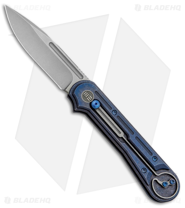 WE Knife Co. Double Helix | Blue Ti Slide Lock Knife | 815D