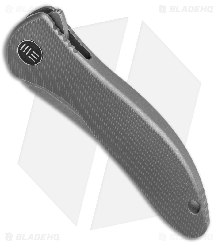 WE Knife Co. Mini Synergy Flipper Knife Gray Titanium (3" SW Tanto ...