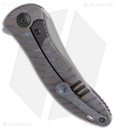 WE Knife Co. Mini Synergy Knife Tiger Stripe Flame Ti. (3" SW Tanto ...