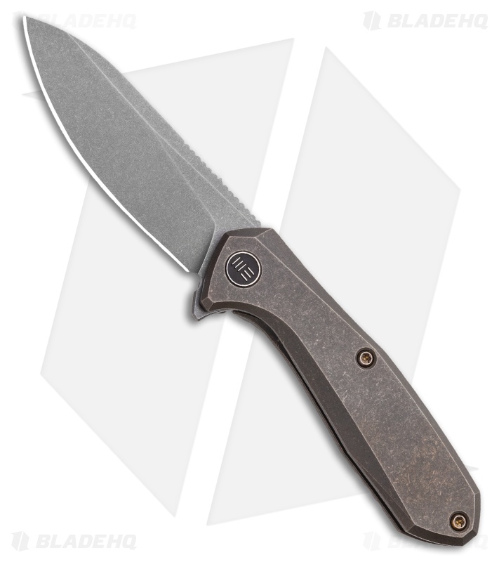 WE Knife Co. Mote - Frame Lock Knife | Bronze Titanium | Blade HQ