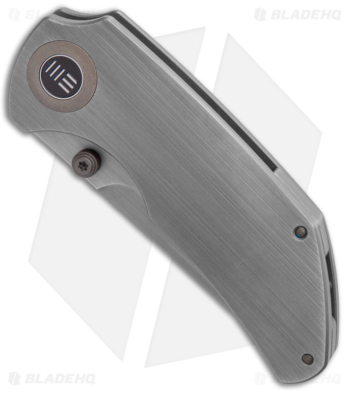 WE Knife Co. Thug Frame Lock Knife Gray Titanium - Blade HQ