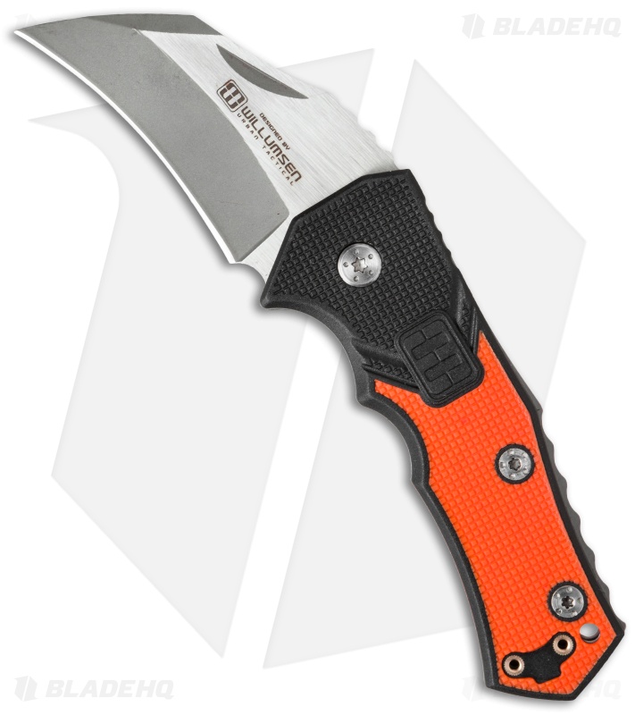 Lansky Willumsen Madrock Folding Knife Orange (2.75" Two-Tone) - Blade HQ