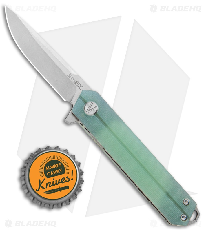 B'yond EDC Linear Knife Jade G-10 SA1905DGS-TG - Blade HQ