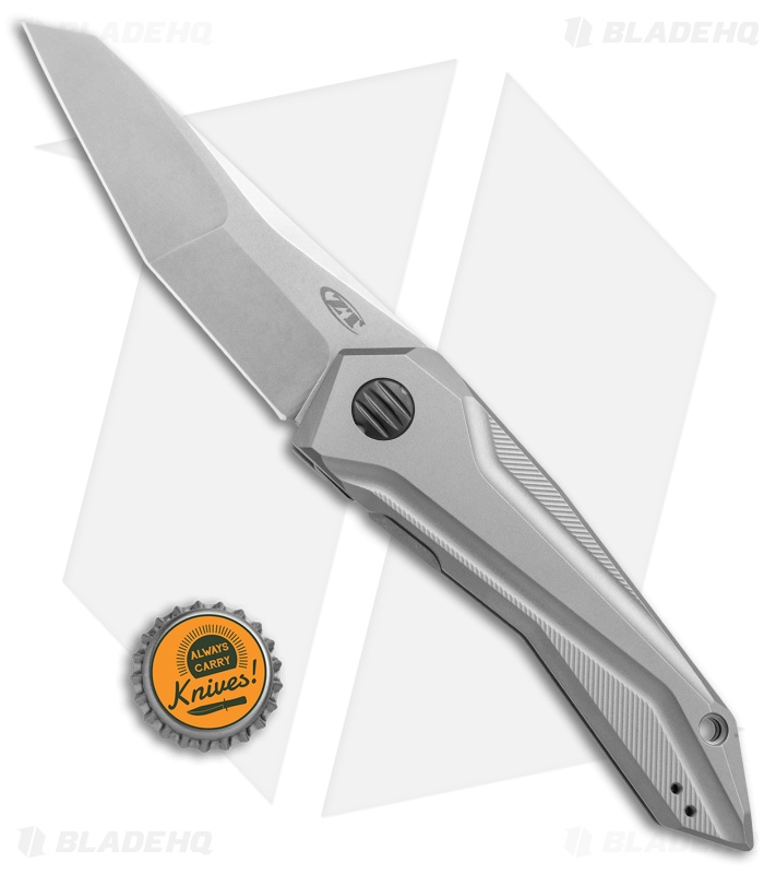 Zero Tolerance GTC 0055 Flipper Knife Titanium (3.75" Stonewash) ZT ...