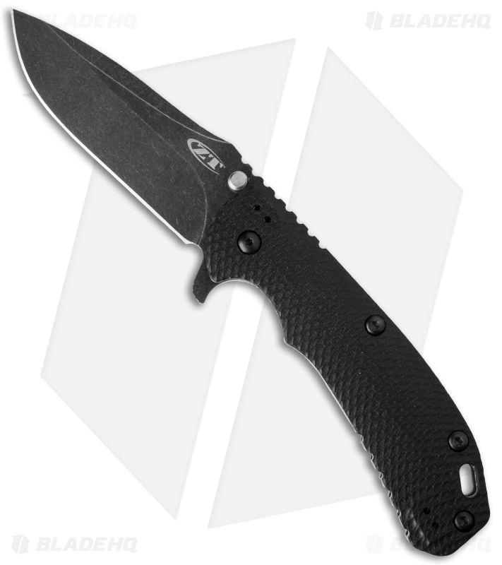 Zero Tolerance 0560BW Knife Hinderer Flipper (3.75" BlackWash) ZT ...