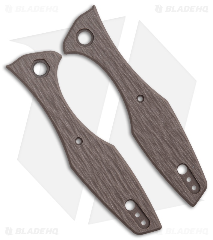 Karbadize ZT 0393 Replacement Scales | Textured Brown G-10