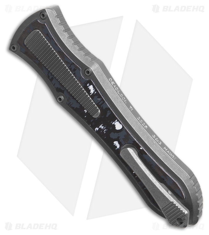 Hawk Knife Designs Deadlock Model C OTF Ti/White Storm