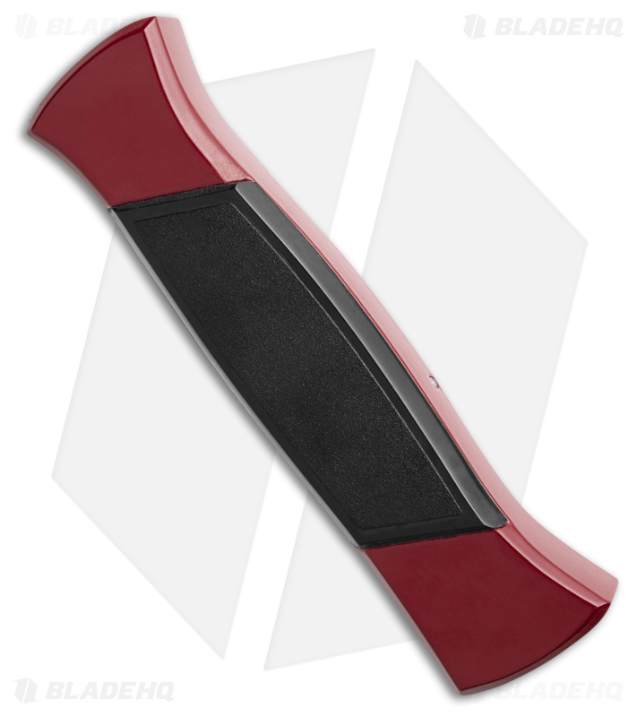 AKC 777 Automatic Knife Black/Red Aluminum Black