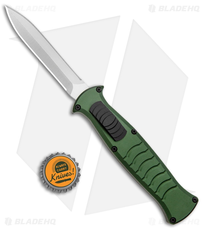 AKC X-treme EVO - OTF Automatic Dagger Knife | Green/Satin | Blade HQ