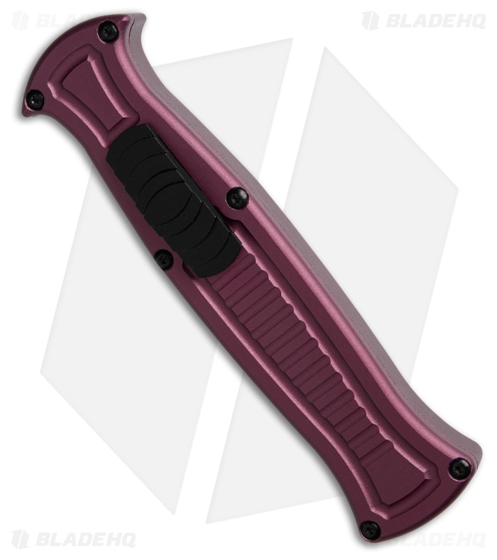 AKC X-treme EVO R OTF Knife Purple Aluminum Black Blade