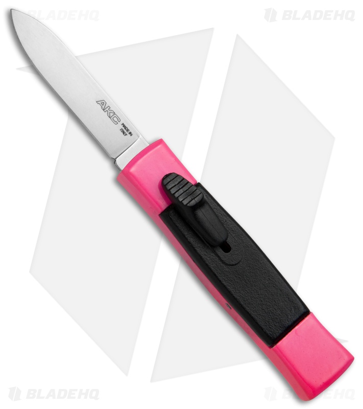 AKC Minion Concord OTF Automatic Knife Hot Pink (2.3" Satin) - Blade HQ
