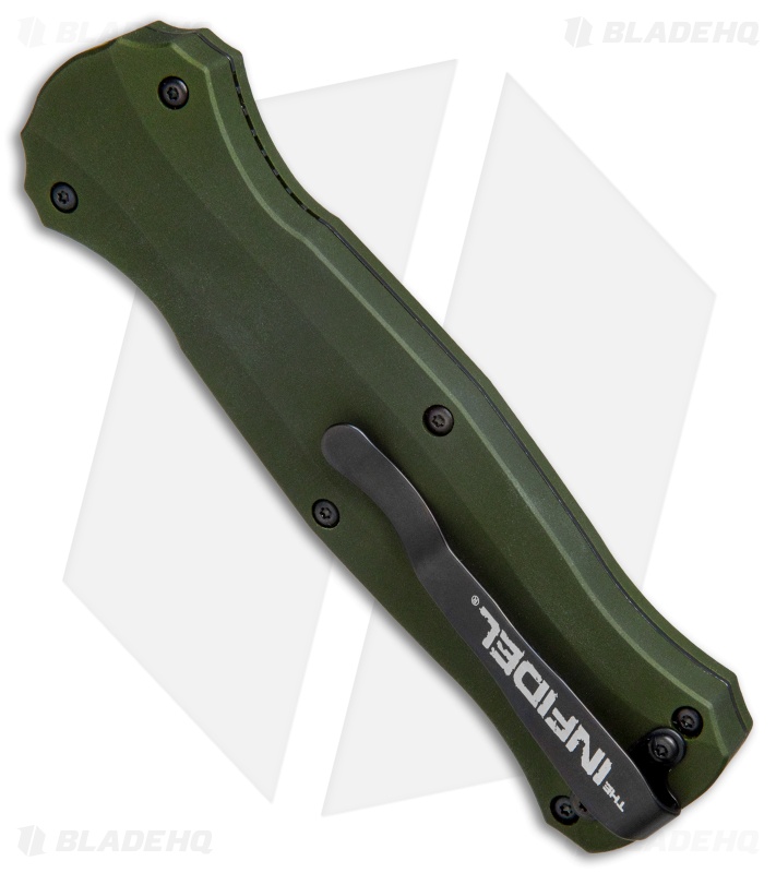 Benchmade Infidel OTF Automatic Knife OD Green (3.95" DLC S30V ...