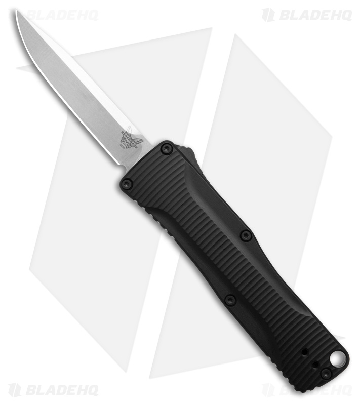 Benchmade Om 4850 D/A OTF Auto Knife Black + Satin Blade HQ