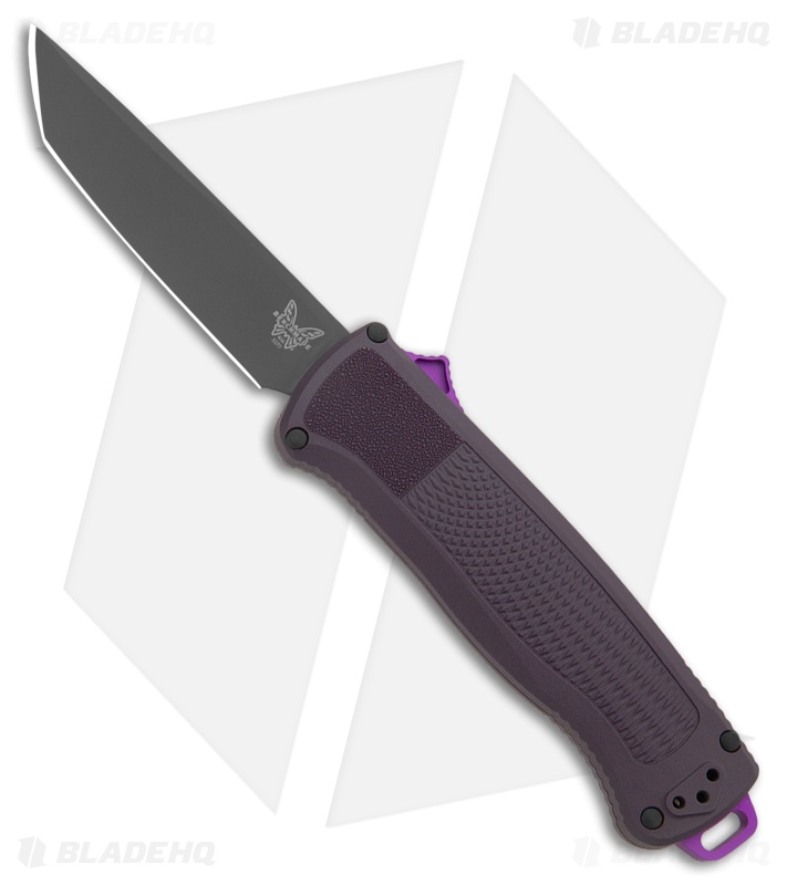 Benchmade Shootout D/A OTF Automatic Knife Purple + Gray
