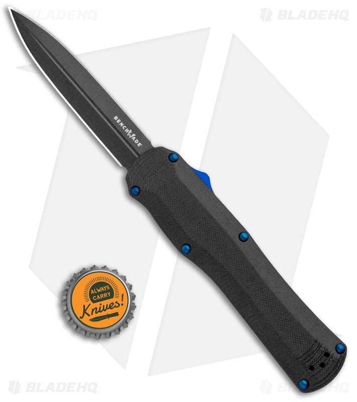 Benchmade Autocrat 3400BK DA OTF Automatic Knife Black 3.71"