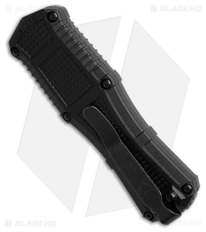 Benchmade Mini Claymore D/A OTF Auto Knife Black + Gray
