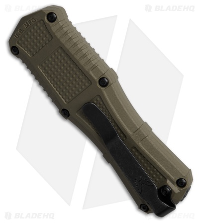 Benchmade Mini Claymore D/A OTF Auto Knife Green + Gray